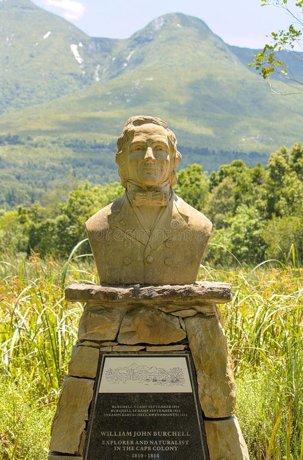 Bust of William John Burchell Editorial Image - Image of tree, john ...