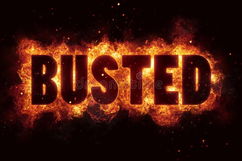 Busted banner stock illustration. Illustration of marketing - 7055709