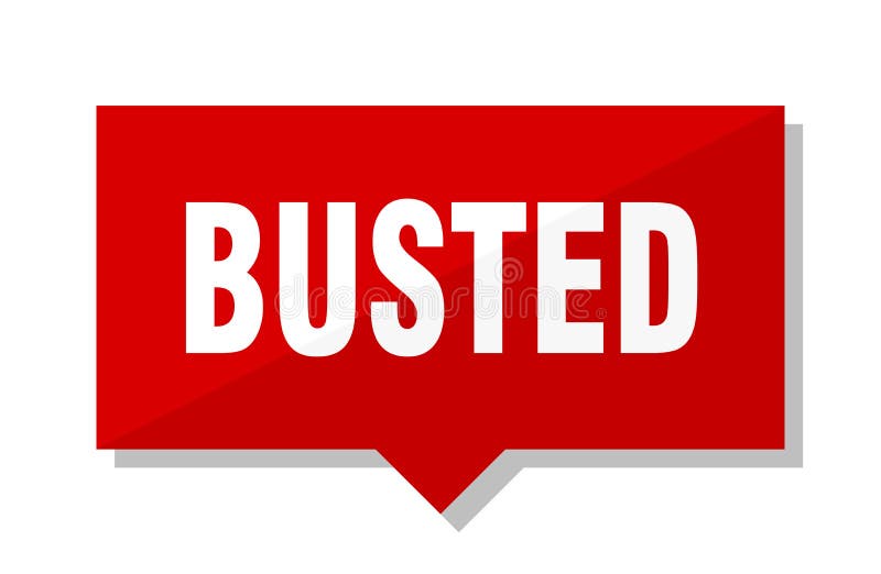 Busted red tag stock vector. Illustration of button - 118642245