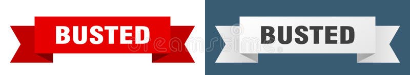 Busted banner stock illustration. Illustration of marketing - 7055709