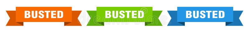 Busted banner stock illustration. Illustration of marketing - 7055709