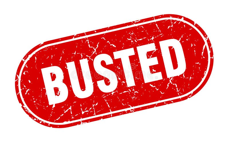 Busted stamp stock vector. Illustration of isolated - 122012473