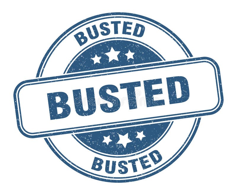 Busted stamp stock vector. Illustration of label, seal - 122092029