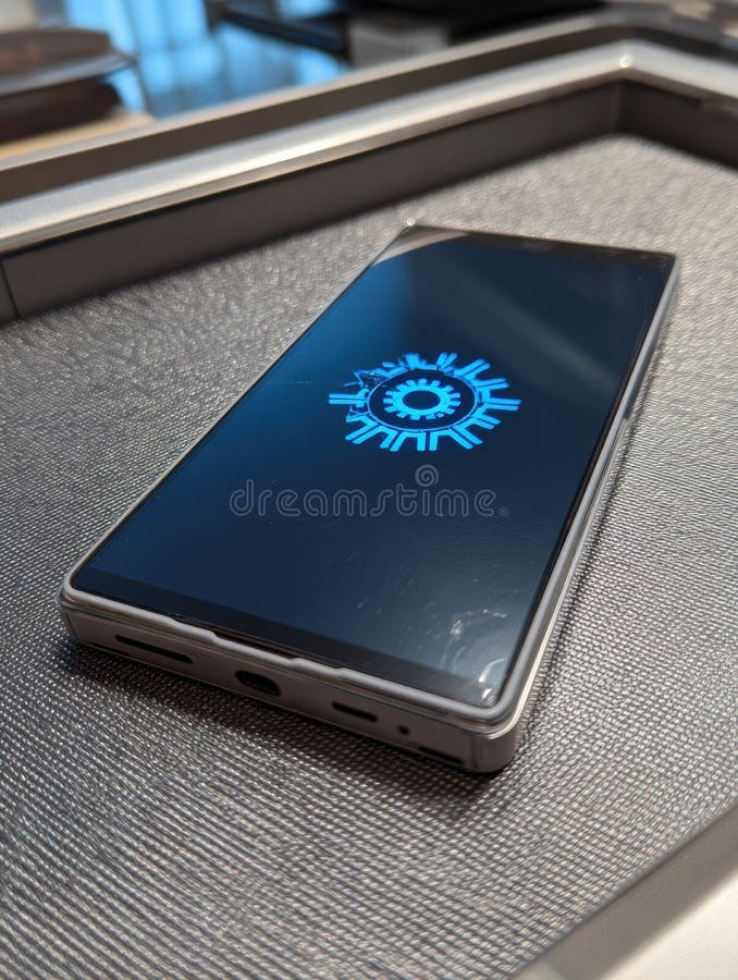 Busted Touchscreen Device Displaying System Failure with a Clean Top ...