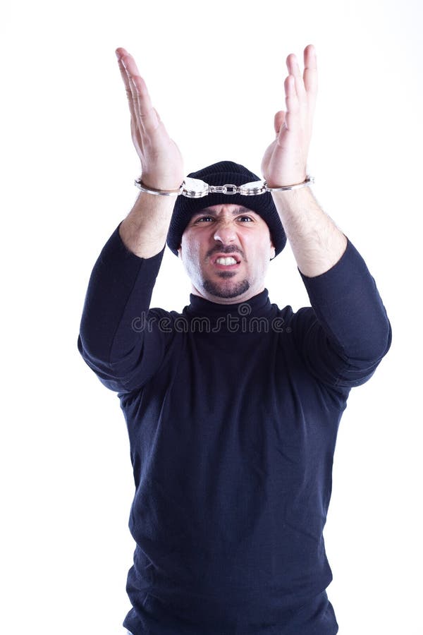 Busted stock photo. Image of burglar, busted, male, criminal - 30789098