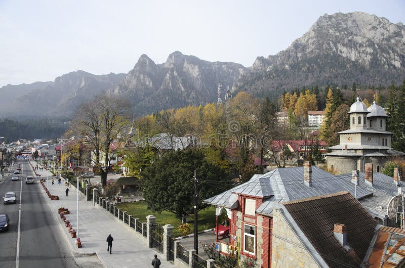 Busteni editorial stock photo. Image of center, alpine - 49717158