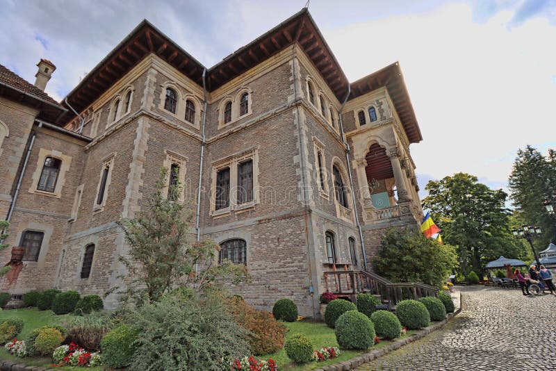 Busteni, Romania - October 13, 2023: Cantacuzino Castle Editorial ...
