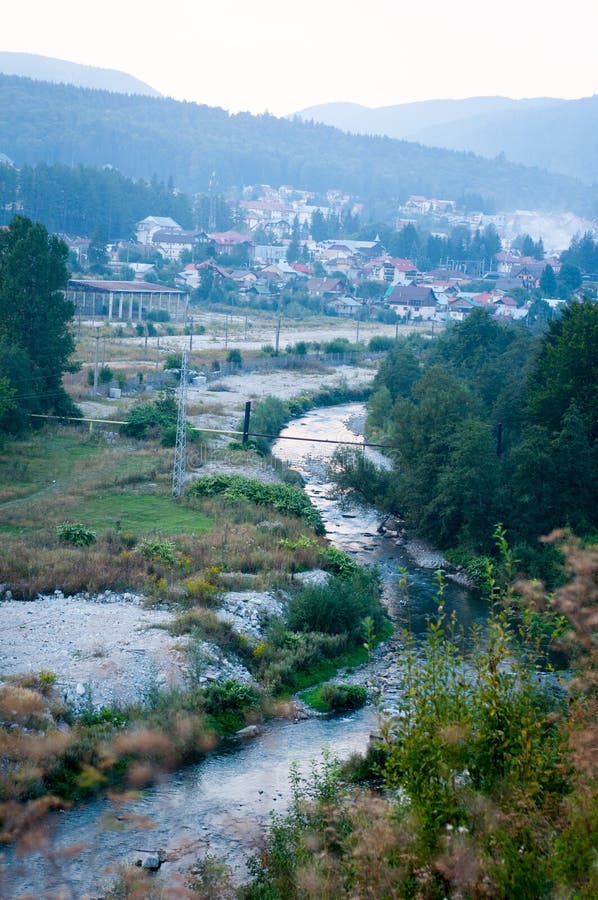 Busteni view stock image. Image of view, generic, prahova - 59243057