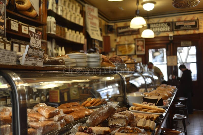 A Bustling Bakery Showcasing an Array of Food Items from Pastries To ...