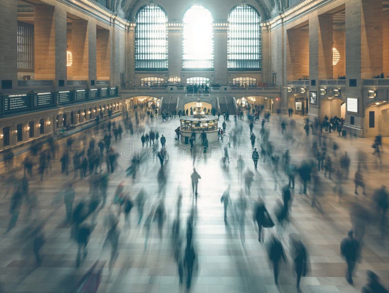 Bustling Grand Central Terminal Stock Photo - Image of building, york ...
