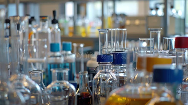 A Bustling Research Lab at a Biorefinery Where Scientists are ...