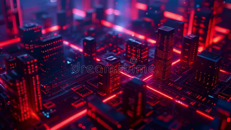 A Bustling Smart City with Autonomous Vehicles Smart Homes and ...