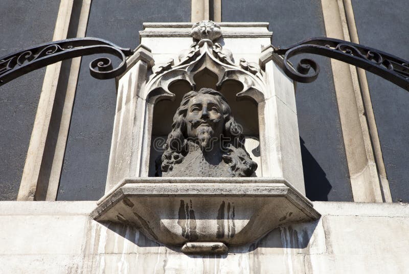 Busto De Rey Charles 1r En Londres Imagen de archivo - Imagen de ...