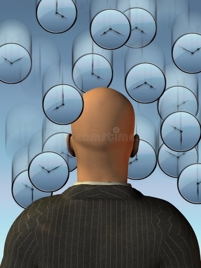 Busy stock illustration. Illustration of passing, clock - 3520005