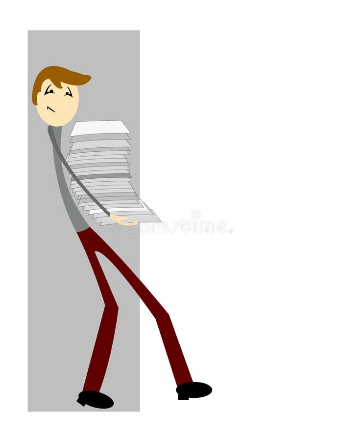 Busy Office Worker Stock Illustrations – 23,918 Busy Office Worker ...