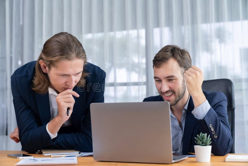 Busy Analyst Team in Office Analyzing Financial Data Analysis. Entity ...