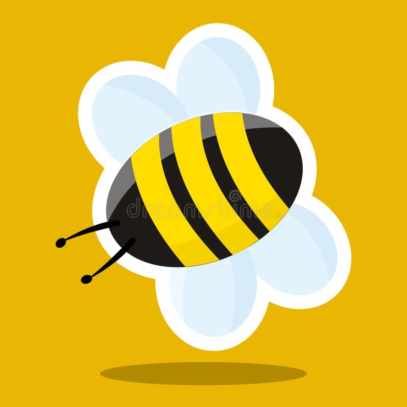 Busy bees around beehive stock vector. Illustration of summer - 15407547