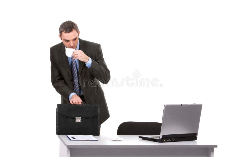 Senior Manager or Boss in Meeting Stock Photo - Image of colleagues ...