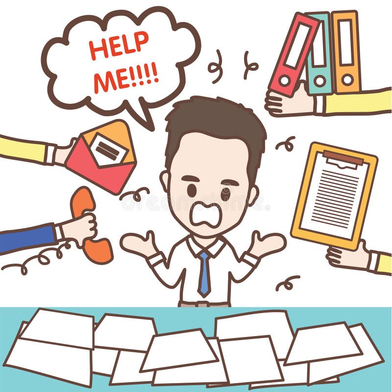 Worried Worker Cartoon Stock Illustrations – 2,701 Worried Worker ...