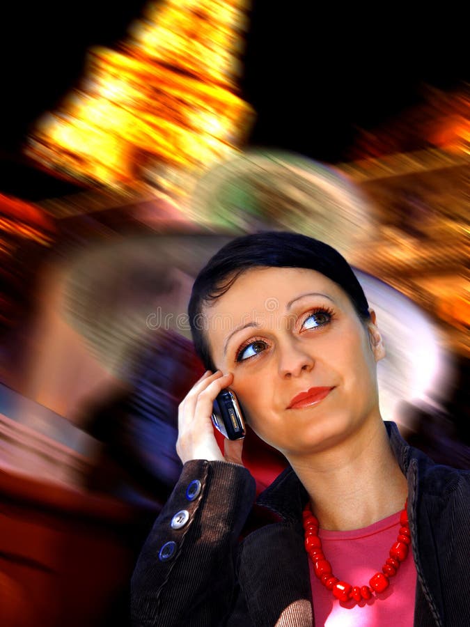 Busy Business Woman in the City Stock Photo - Image of customer, modern ...