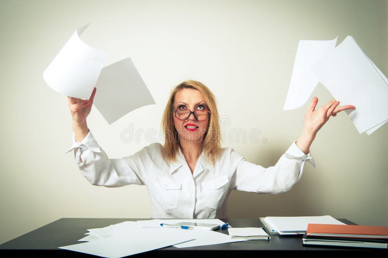 Busy business woman stock photo. Image of manager, girl - 70391998