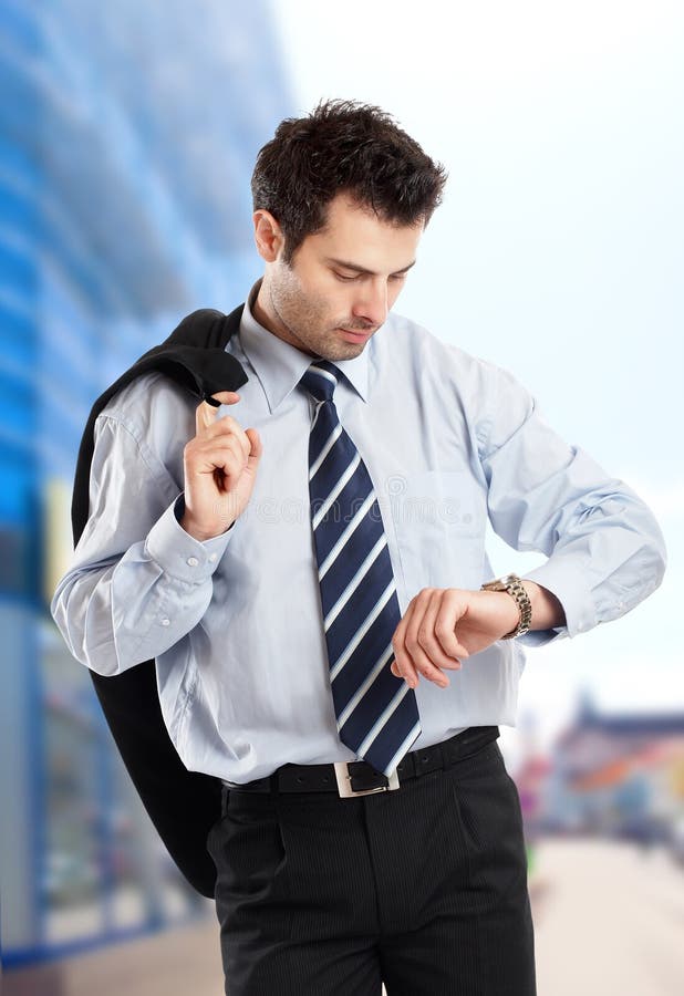 Busy Businessman stock image. Image of looking, blue, corporate - 2549613