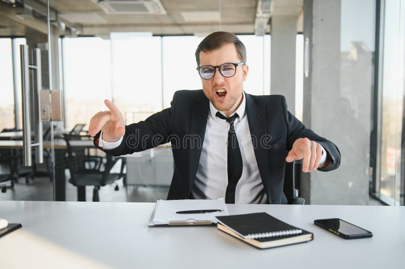 Busy Businessman Under Stress Due To Excessive Work Stock Image - Image ...