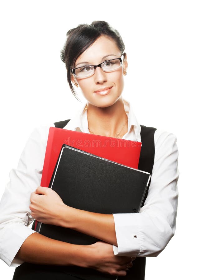 Busy businesswoman stock photo. Image of face, copy, happy - 12826836