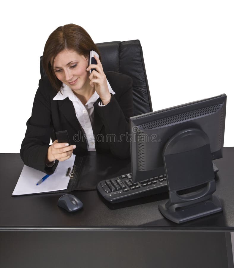 Busy call stock image. Image of busy, feminine, office - 7752145