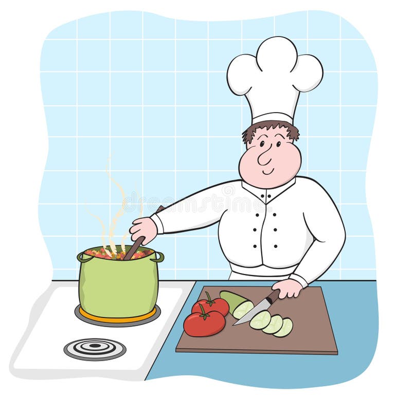 Busy Kitchen Stock Illustrations – 1,087 Busy Kitchen Stock ...