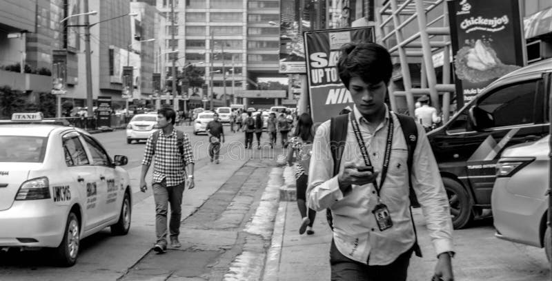 Busy commute philippines editorial stock photo. Image of pasig - 59056833