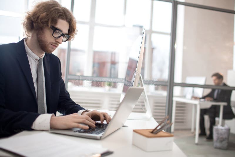 Web-designer at work stock image. Image of profession - 110545945