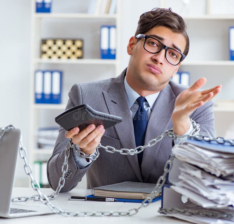 183 Man Chained To Computer Handcuffs Sad Stock Photos - Free & Royalty ...