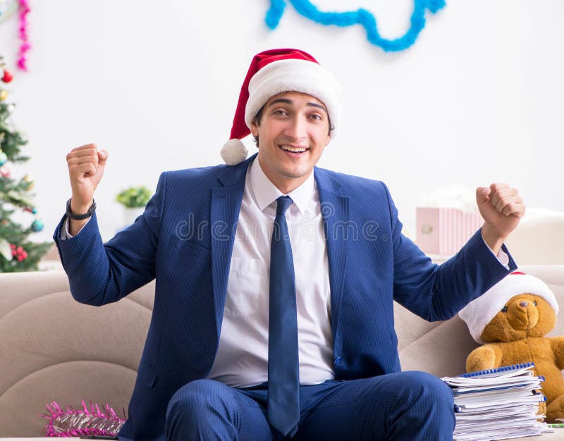 Busy Employee Working from Home Stock Photo - Image of employee, boss ...