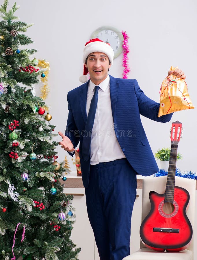 Busy Employee Working from Home Stock Image - Image of present, male ...