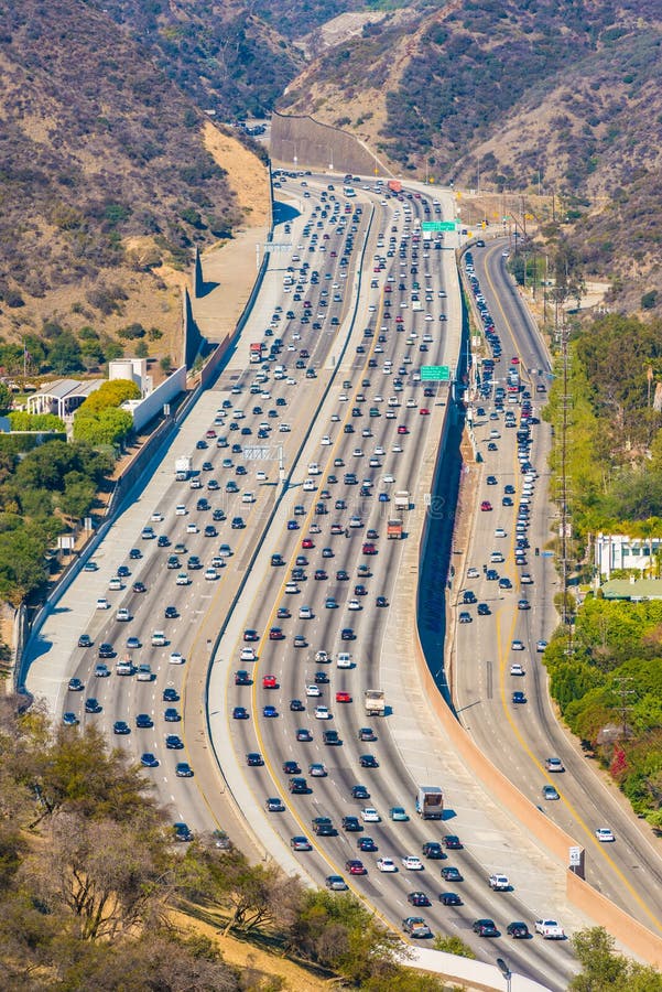 Southern California Freeways Stock Photo - Image of interstate ...