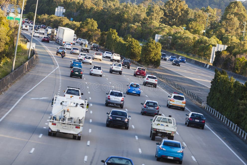 Busy highway stock photo. Image of australia, commuter - 31461316