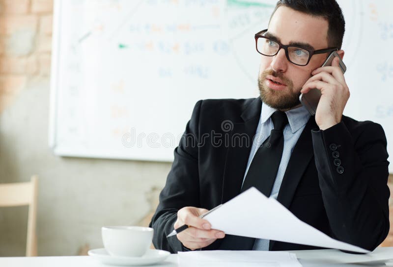 Busy leader stock photo. Image of director, trader, mobility - 94618138