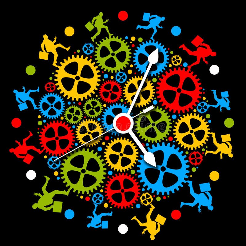 Busy life stock illustration. Illustration of organization - 47990926