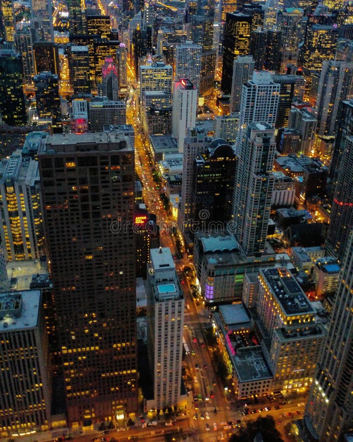 Busy lights stock image. Image of skyscrapers, night - 107403283