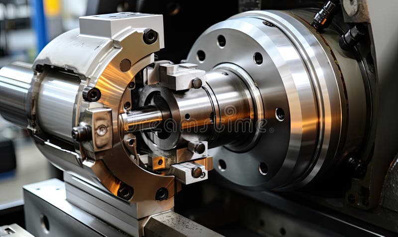 A Busy Machine Shaping Metal with Precision and Power Stock ...