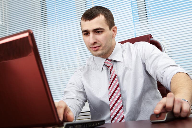 Busy man stock image. Image of confident, occupation - 18002667