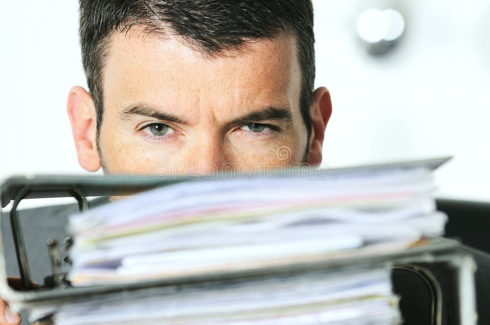 Busy man stock photo. Image of considerable, employer - 19197736