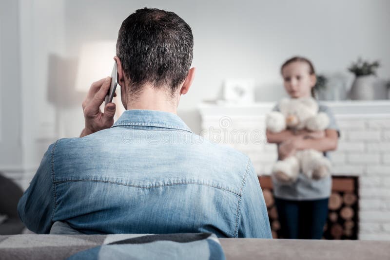 Busy Man Speaking on the Phone Stock Image - Image of attention ...