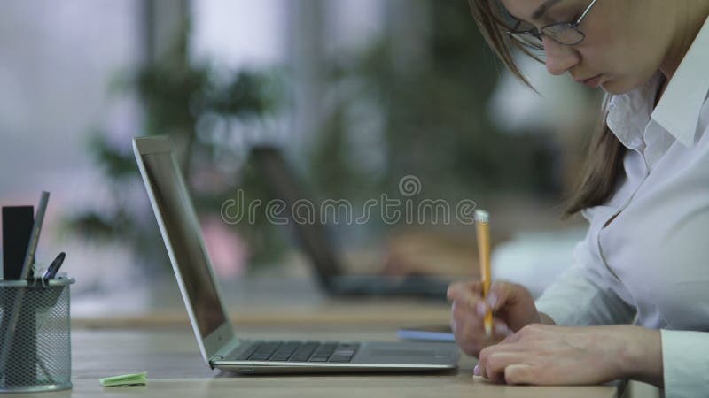 Busy Manager Putting Sticky Note on Computer Display, Multitasking ...