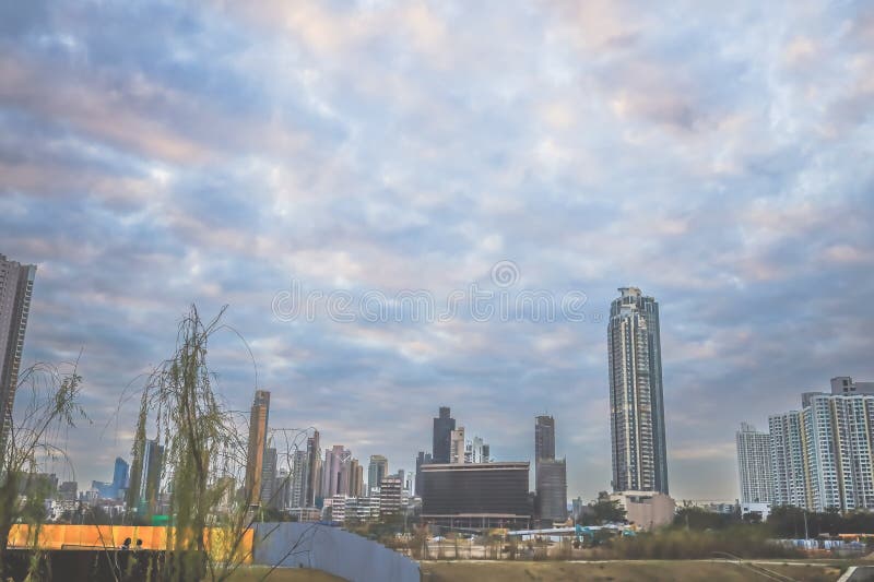 Busy Metropolis with High-Rise Buildings and a Crowded Dec 31 2023 ...