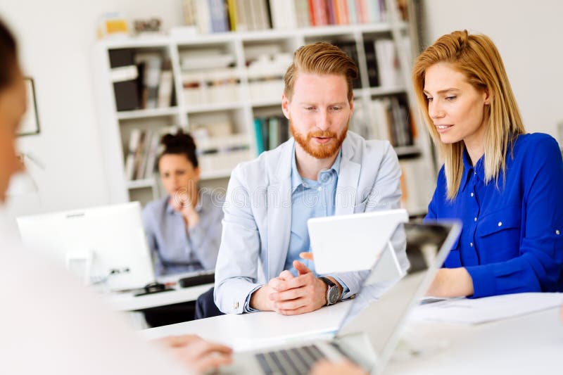 Busy office life stock image. Image of male, strategy - 89872435