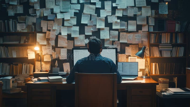 Busy Office Scene Highlighting Effective Time Management Techniques ...