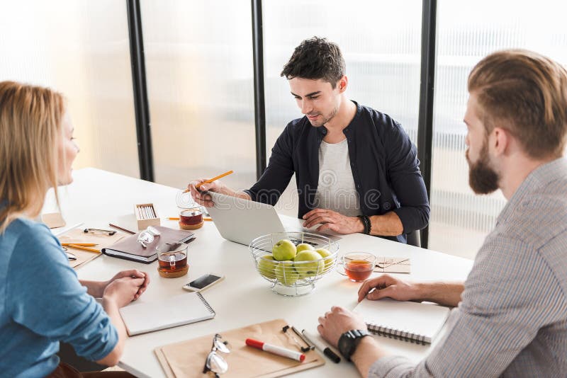 Busy Office Workers Doing Their Job Stock Image - Image of adult ...