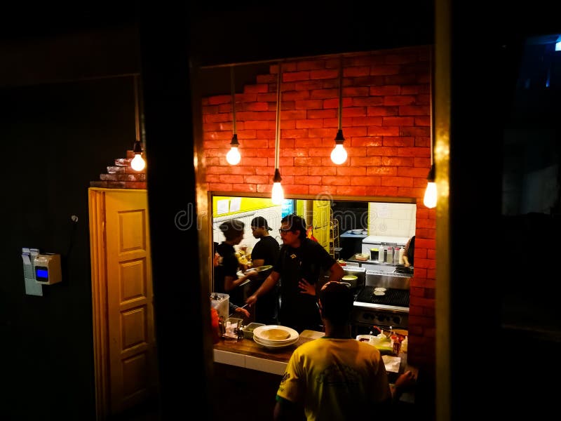 Busy Kitchen at a Restaurant in Malaysia Editorial Image - Image of ...